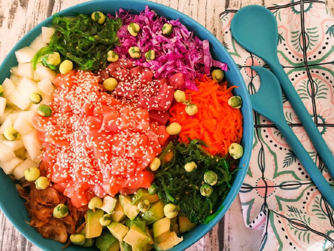 Receita de Poke Bowl [Sem glúten, Sem Lactose, Paleo] - Healthy Bites